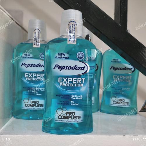 Jual PEPSODENT PRO COMPLETE EXPERT PROTECTION MOUTH WASH 500ML 500 ML ...