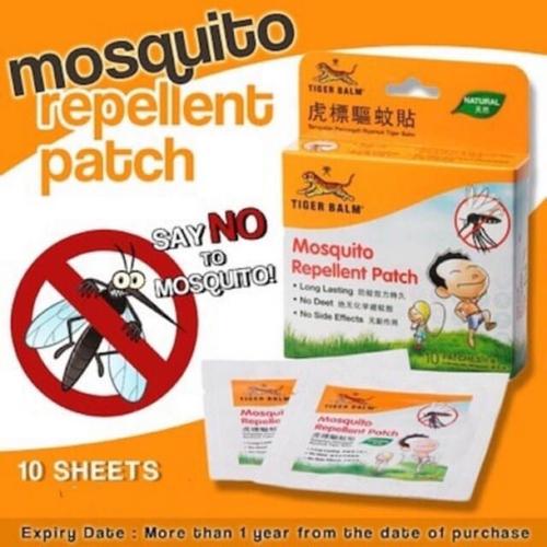 Jual Original tiger balm mosquito repellent patch plester anti nyamuk ...