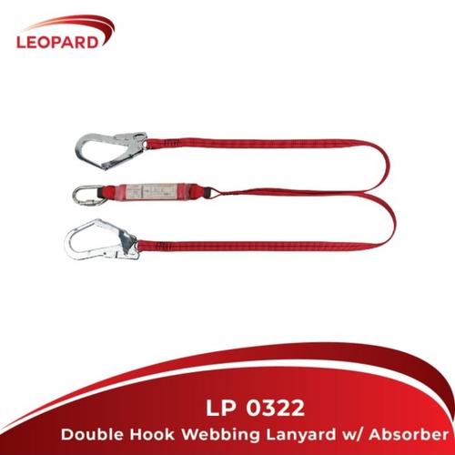 Jual Leopard Doble big hook Lanyard webbing + absorber LP 0322 ...