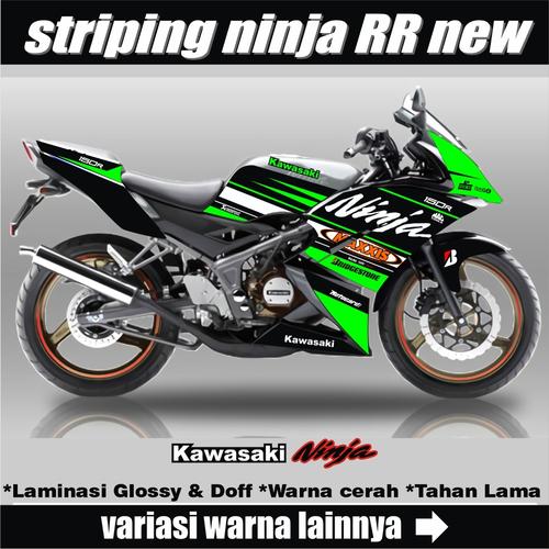 Jual Decal Striping Ninja RR New Semi Full Stiker Variasi Motif Grafis ...