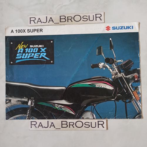 Jual Poster brosur katalog leaflet Suzuki A100X/A10/A100 X Super 1994 ...