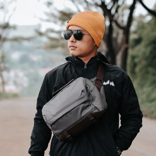 Jual Tas Kamera Camera Waist Hip Bag Mirrorless DSLR - ATVA Zoom Grey ...