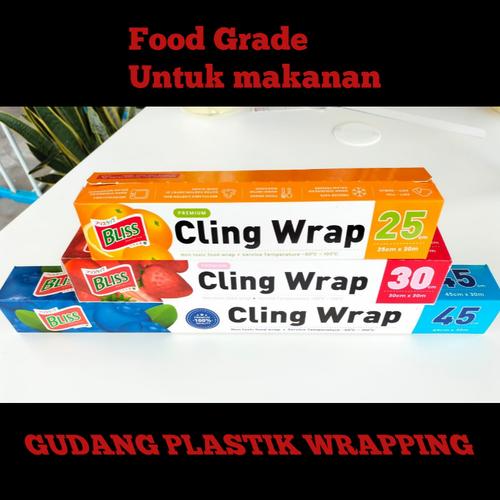 Jual PLASTIK WRAPPING MAKANAN PLASTIC WRAP FOOD GRADE REPING KLIN PAK ...