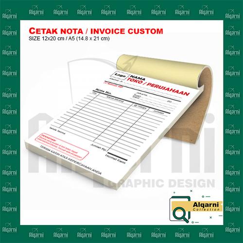 Jual Nota / Cetak Nota / Cetak Kwitansi / 1 Ply / 2 Ply / 3Ply, A5 ...