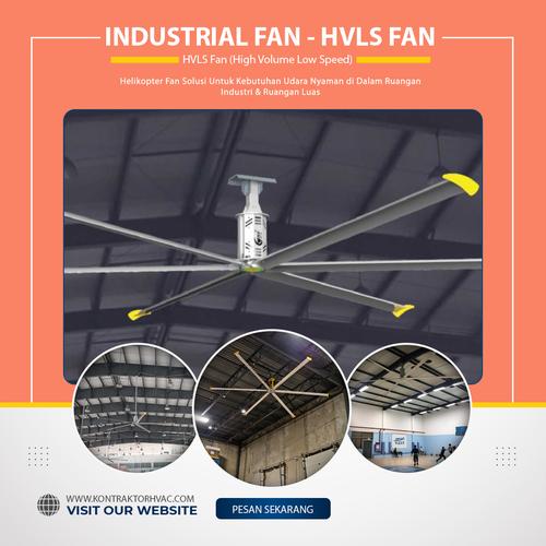 Jual HVLS Industrial Fan Kipas Angin Masjid Senyap Low Noice 3,5 ...