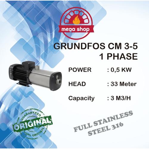 Jual Pompa Grundfos CM 3-5 ( 1 Phase ) Horizontal Multistage - Jakarta ...