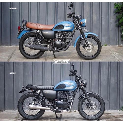 Promo Paket Fullkit Kawasaki W175 - Fullkit Tracker - STD + INSTALASI ...