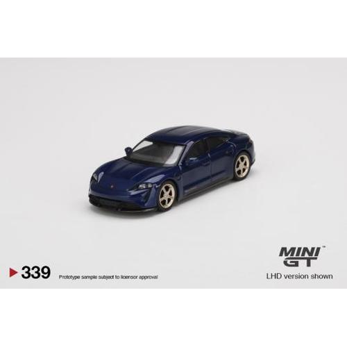 Jual MINI GT 339 - Porsche Taycan Turbo S Gentian Blue Metallic - Kota ...