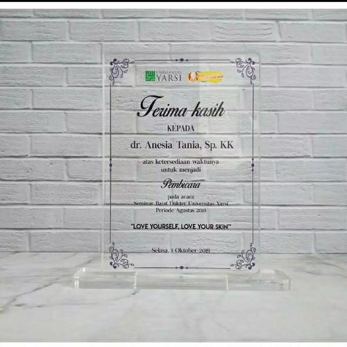 Jual Plakat Akrilik Custom Free Desain - Kota Tangerang - asaka mandiri ...