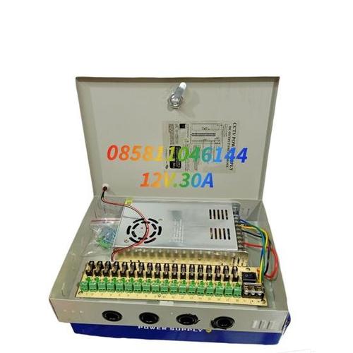 Jual Power Supply Cctv Central Box 30A 12V Adaptor Sentral Cctv Panel ...