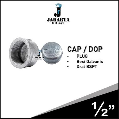 Jual CAP PIPE/DOP PIPA BESI GALV DRAT BESI BSPT 1/2" 3/4" 1" 1-1/4" 1-1 ...