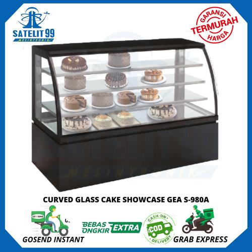 Jual Lemari Kaca Cembung Pemajang Kue,CURVED GLASS CAKE SHOWCASE GEA S ...