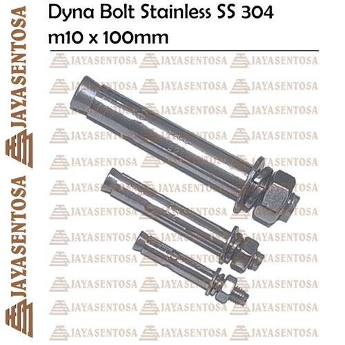 Jual Dyna Bolt Stainless M10 x 100 sus 304 ss 304 - Jakarta Pusat ...