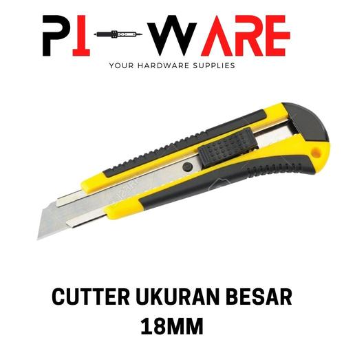 Jual CUTTER Knife Pisau Pemotong Tajam UKURAN BESAR 18mm - Kota Medan ...
