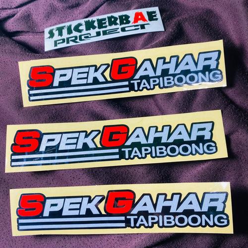Jual Sticker spek gahar tapi boong cutting sticker ori 1pcs - Kab ...