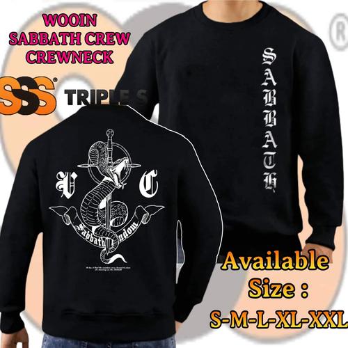 Jual WOON SABBATH CREW SWEATER CREWNECK WINDBREAKER WEBTOON MANHWA ...