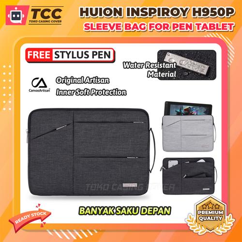 Jual Huion Inspiroy H950P Drawing Tablet Sleeve Pouch Bag Tas Casing ...