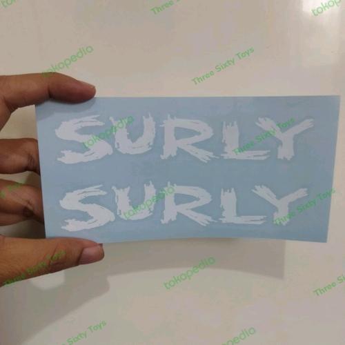 Jual CUTTING STICKER SEPEDA FRAME SURLY LOGO - Jakarta Utara - Three ...