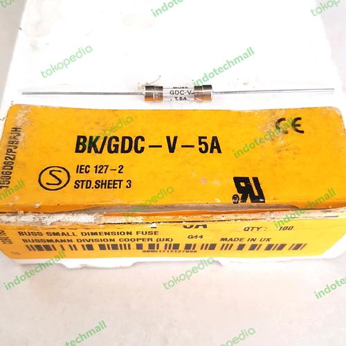 Jual Fuse 5A Bussmann T5A 250V, Made in UK - Kab. Tangerang ...