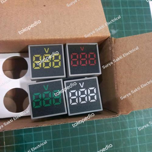 Jual PILOT LAMP LED WITH VOLT INDICATOR EWIG KOTAK 22mm 220V - Jakarta ...