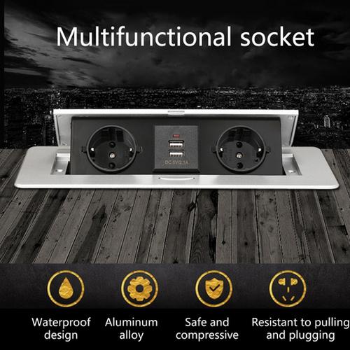Jual Stop Kontak Meja 2-port USB-C Universal Colokan Tersembunyi ...