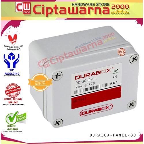 Jual Junction Box Panel listrik Plastik 80x110 x 70 mm Durabox ORIGINAL ...
