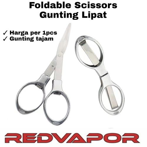 Jual Gunting Lipat Tarik | Foldable Scissors Bahan Bagus Tajam | ACC ...