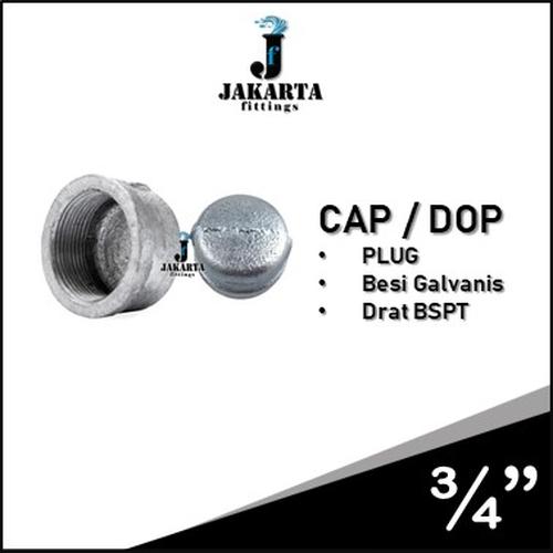 Jual CAP PIPE/DOP PIPA BESI GALV DRAT BESI BSPT 1/2" 3/4" 1" 1-1/4" 1-1 ...