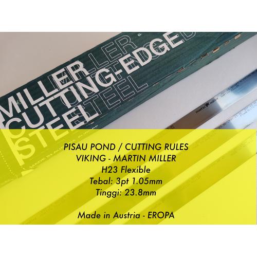 Jual Pisau Pond VIKING CUTTING RULE 3pt 1.05mm Martin Miller Eropa ...