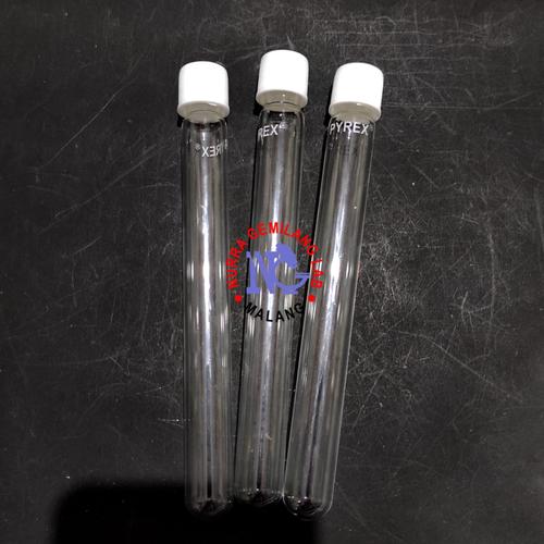 Jual Test Tube Pyrex 16x150 with screw Tabung Reaksi Tutup Ulir ...