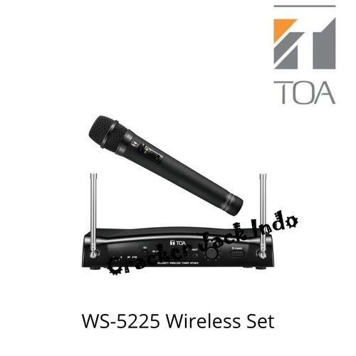 Jual TOA Wireless Mic Set WS-5225 ( Mic WM-5225 and Receiver WT-5810) - Jakarta Utara - cracker ...
