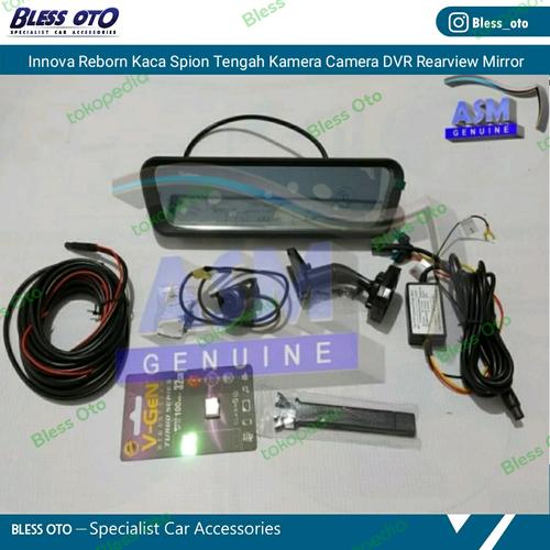 Jual Innova Reborn Kaca Spion Tengah Kamera Camera DVR Rearview Mirror ...