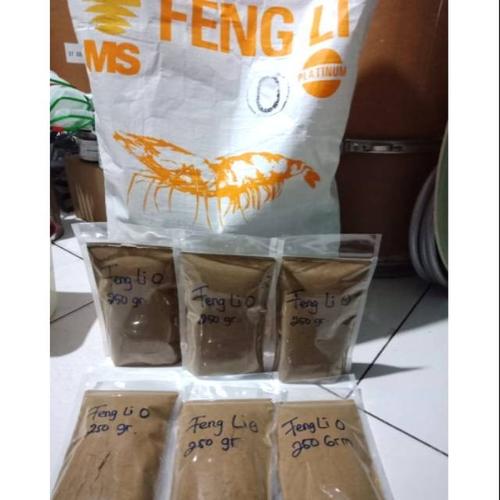 Jual Pakan Udang Lobster Burayak Ikan Pelet Fengli 0 Kemasan 250 Gram ...