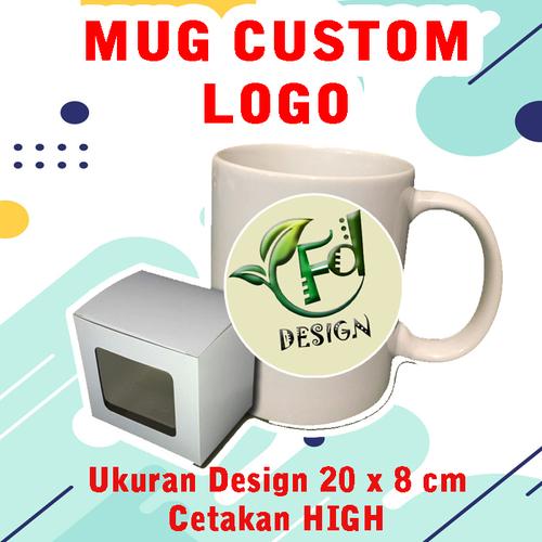 Jual MUG CUSTOM PRINT DESIGN LOGO I CETAK GELAS LOGO I CETAK MUG BRAND ...