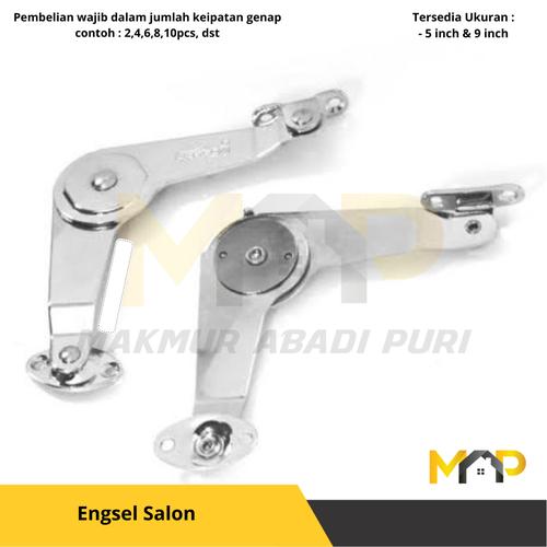 Jual Harfit Engsel Salon - Engsel Sikutan Jendela / Lemari - 9 Inch ...