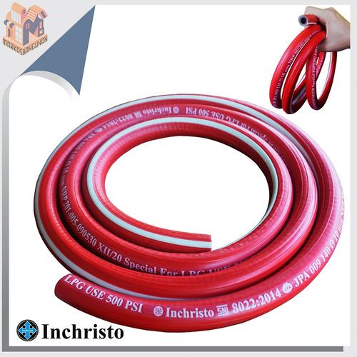 Jual Selang LPG Merah SNI / Selang gas Elpiji Meteran PREMIUM - 2 Lapis ...