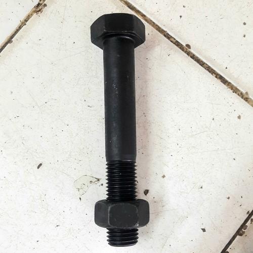 Jual baut mur baja 8.8 m24x100 baut HTB hex bolt 8.8 m24 x 100 carbon ...