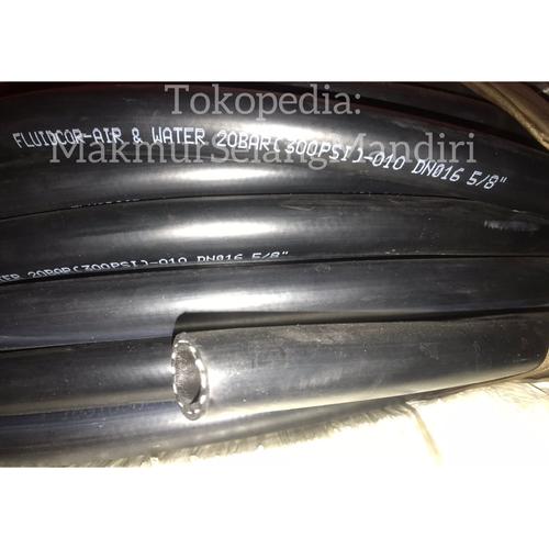 Jual Selang angin Air hose - 5/8" Fluidcor industrial 300 psi 20 bar ...