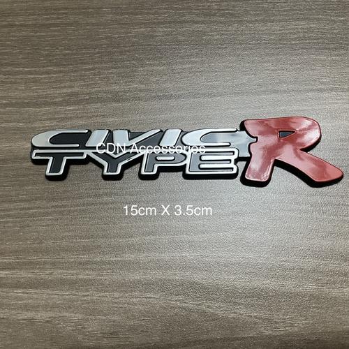 Jual Emblem Civic Type R/Logo Civic Type R/Emblem Honda Civic/Logo ...