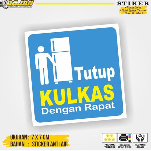 Jual Stiker Tutup Kulkas / Stiker Hemat Energi / Stiker Hemat Listrik ...