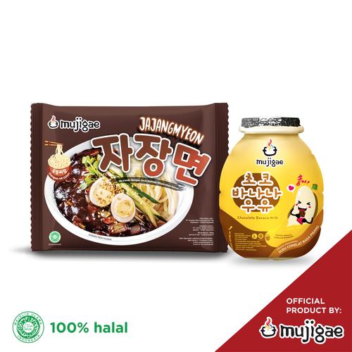 Jual BUNDLE Mujigae Jajangmyeon 265gr + Mujigae Banana Milk Chocolate ...