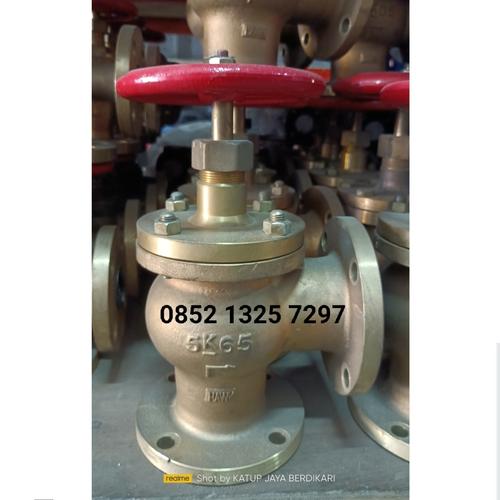 Jual Angel valve bronze 1" (DN25) JIS 5K F7302 marine valve - Jakarta ...