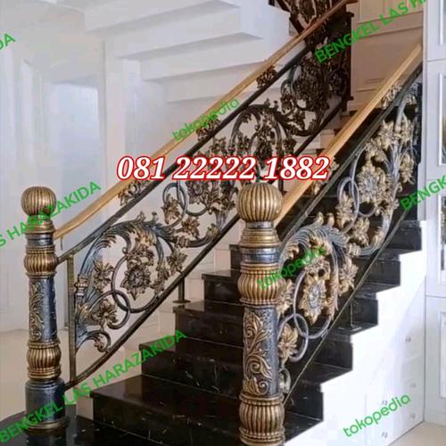 Jual Railing tangga full aluminium & tiang master besi tempa - Jakarta ...