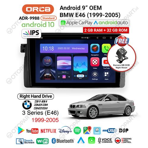 Jual Headunit Android Carplay BMW E46 1999-2005 ORCA STANDART 4/64GB ...