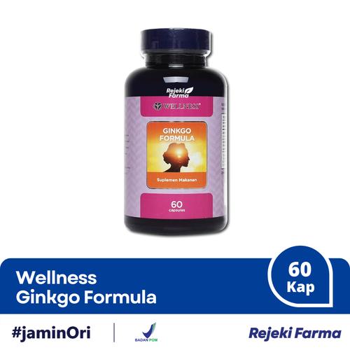 Jual [ BPOM ] WellNess Ginkgo Formula 60 Kapsul - Well Ness Sirkulasi ...