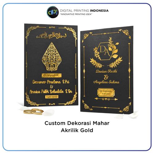 Jual Custom Dekorasi Hiasan Mahar Pernikahan Akrilik - Mahar Acrylic ...