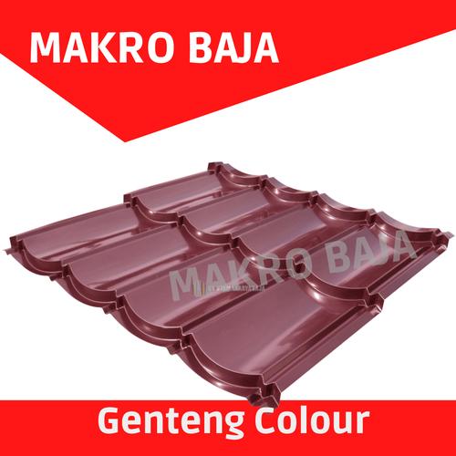 Jual Genteng Metal Color Merah Maroon - Kab. Cianjur - Makro Baja ...