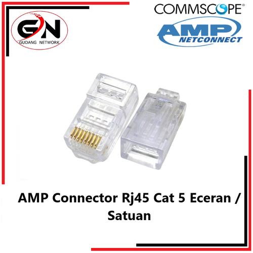 Jual AMP Connector Rj45 Cat 5 eceran - Jakarta Pusat - Gudang Network ...