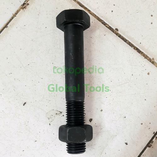 Jual baut mur baja 8.8 m24x100 baut HTB hex bolt 8.8 m24 x 100 carbon steel - baut +mur ...