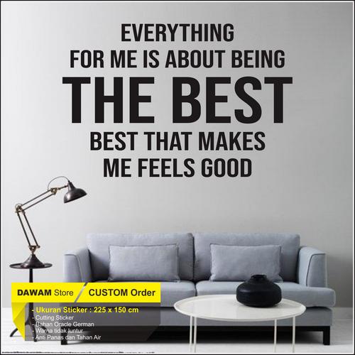 Jual Custom Cutting Sticker Tembok Kaligrafi Qoutes The BEST Besar ...